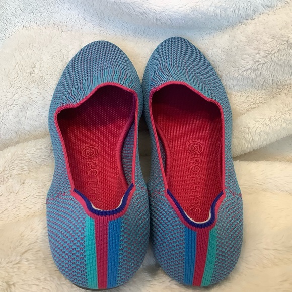 Rothy's | Shoes | Rothys The Loafer Bluebell Triple Stitch Knit Fabric ...